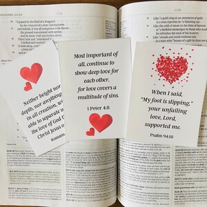 Valentine's Day Bible Verse Cards | Love Bible Verses | Scripture Cards ...