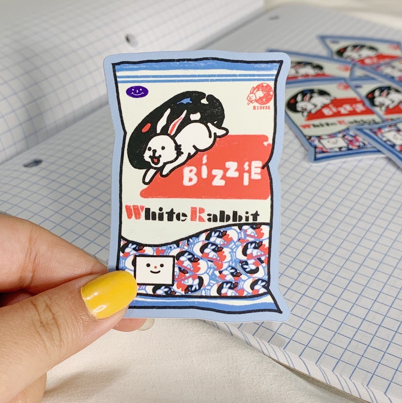 White Rabbit Candy Cute Kawaii Decal Stickers - Etsy