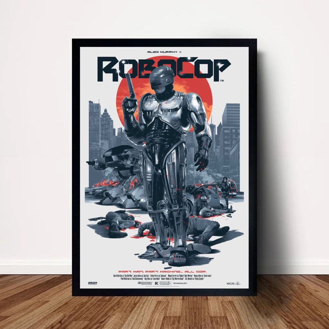 Robocop Movie Poster Canvas Wall Art Home Decor no Frame - Etsy