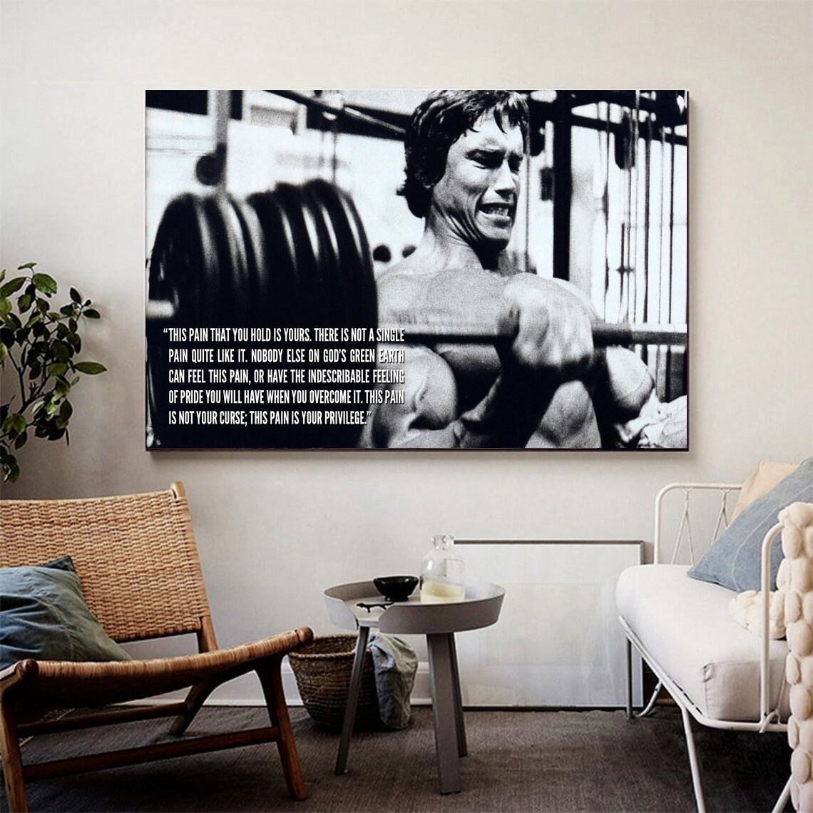 Arnold Schwarzenegger Bodybuilding Poster Canvas Wall Art Home - Etsy