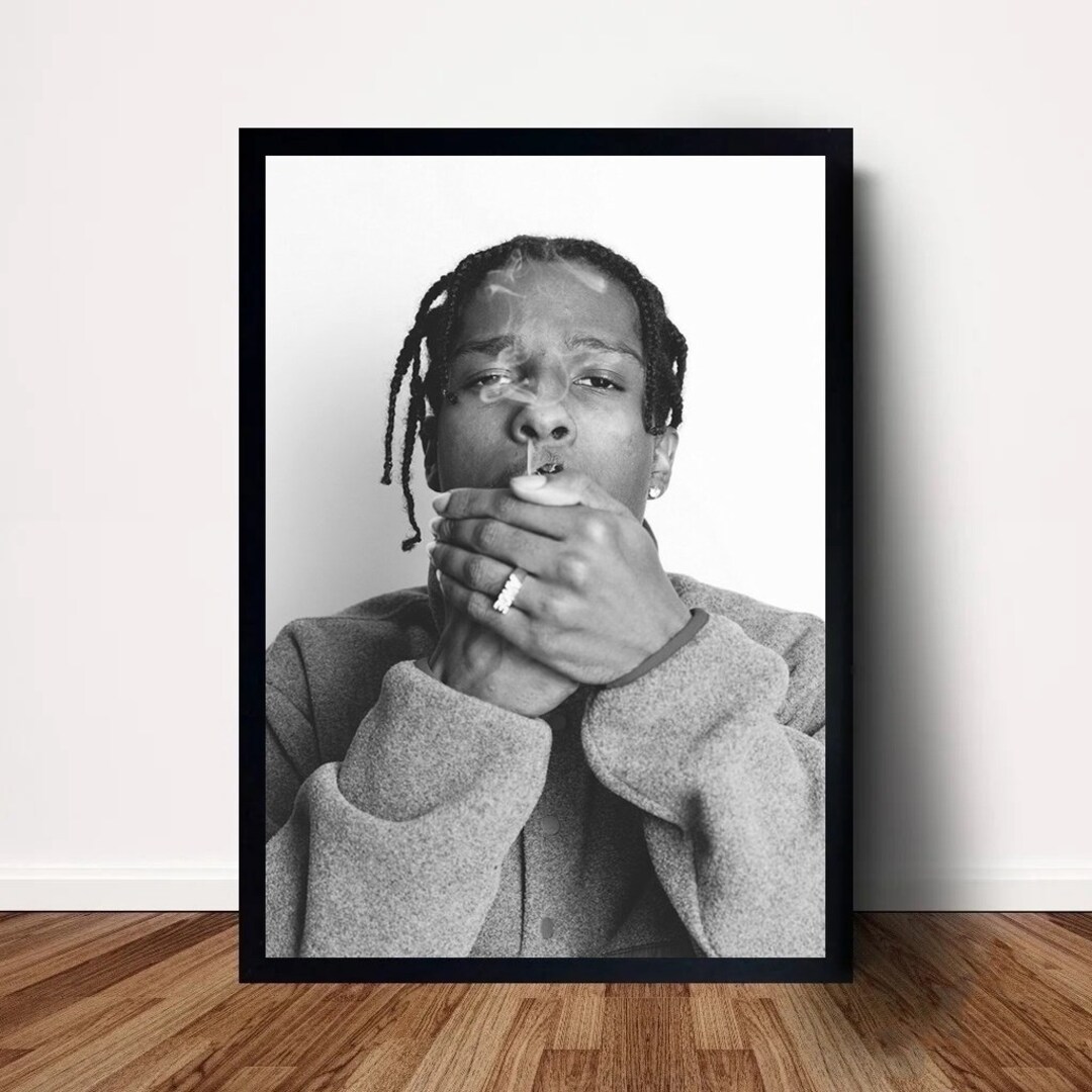 Asap Rocky Music Poster Canvas Wall Art Home Decor no Frame - Etsy