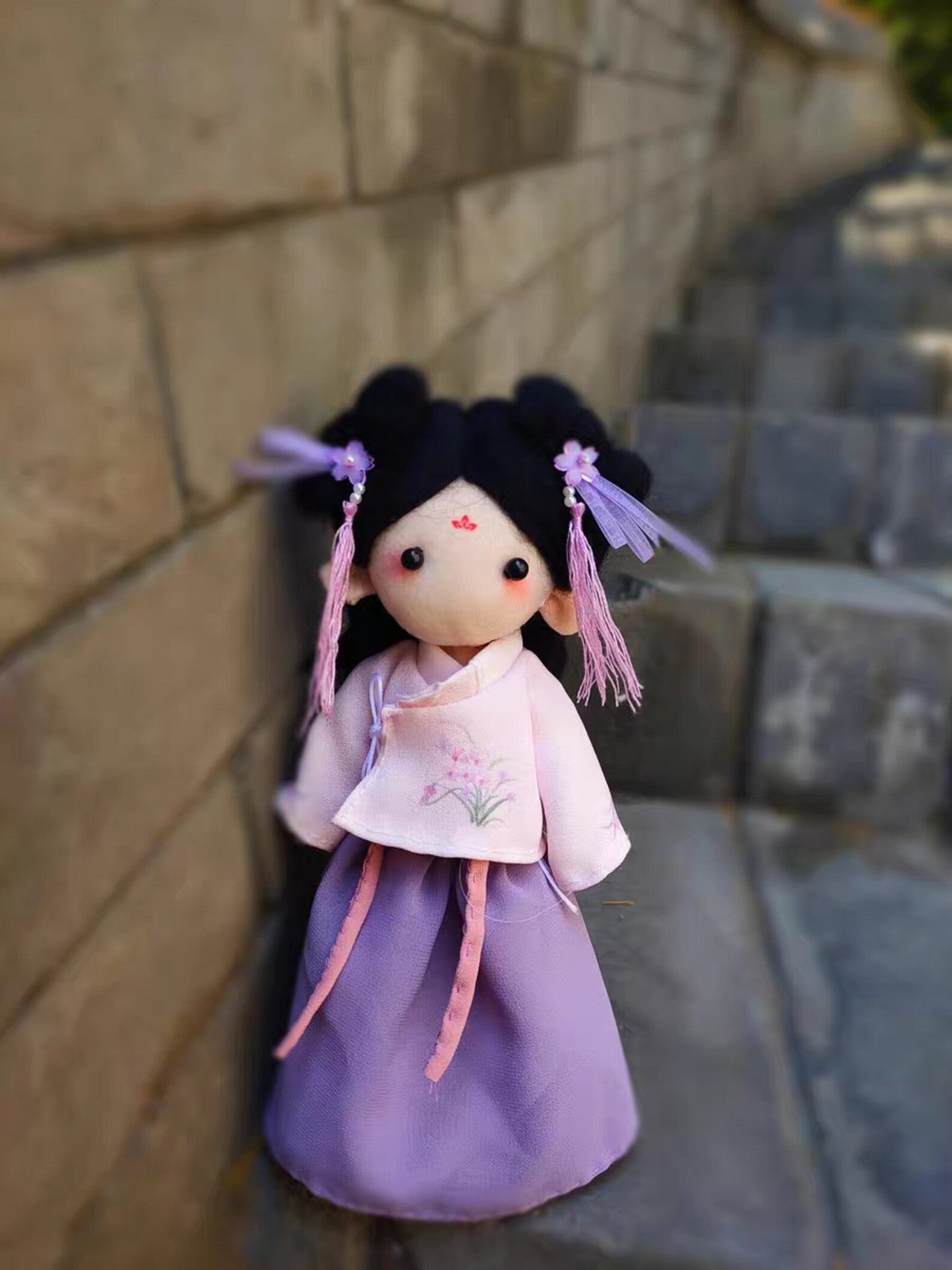 DIY Handmade Chinese Rag Doll embroiderysewing of Rag Dolls Birthday ...