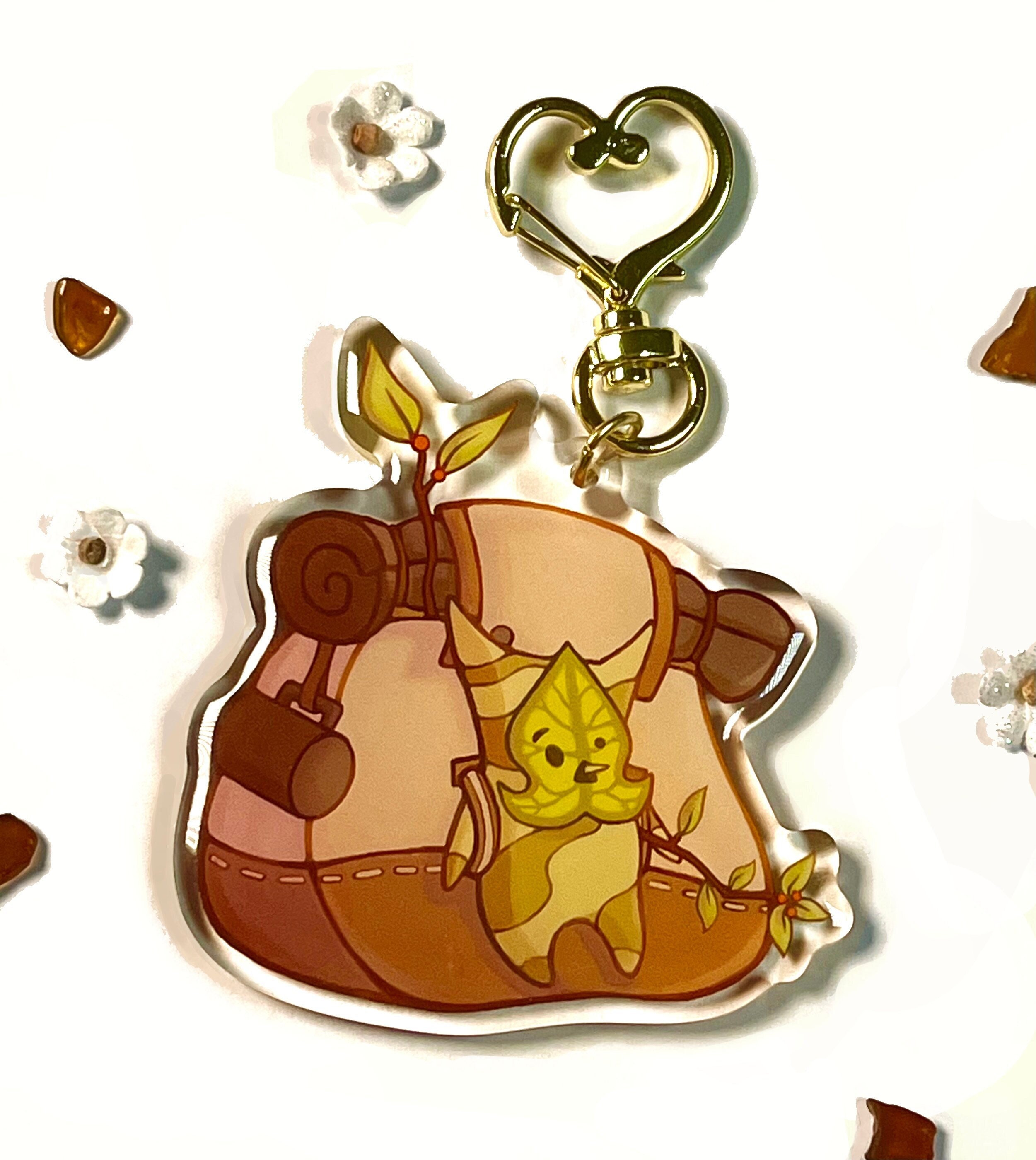 Backpack Korok Acrylic Keychain Charm | the Legend of Zelda Tears of ...
