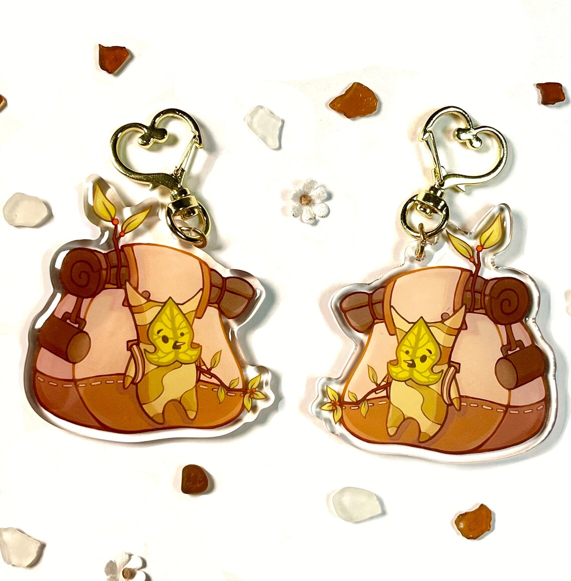 Backpack Korok Acrylic Keychain Charm | the Legend of Zelda Tears of ...
