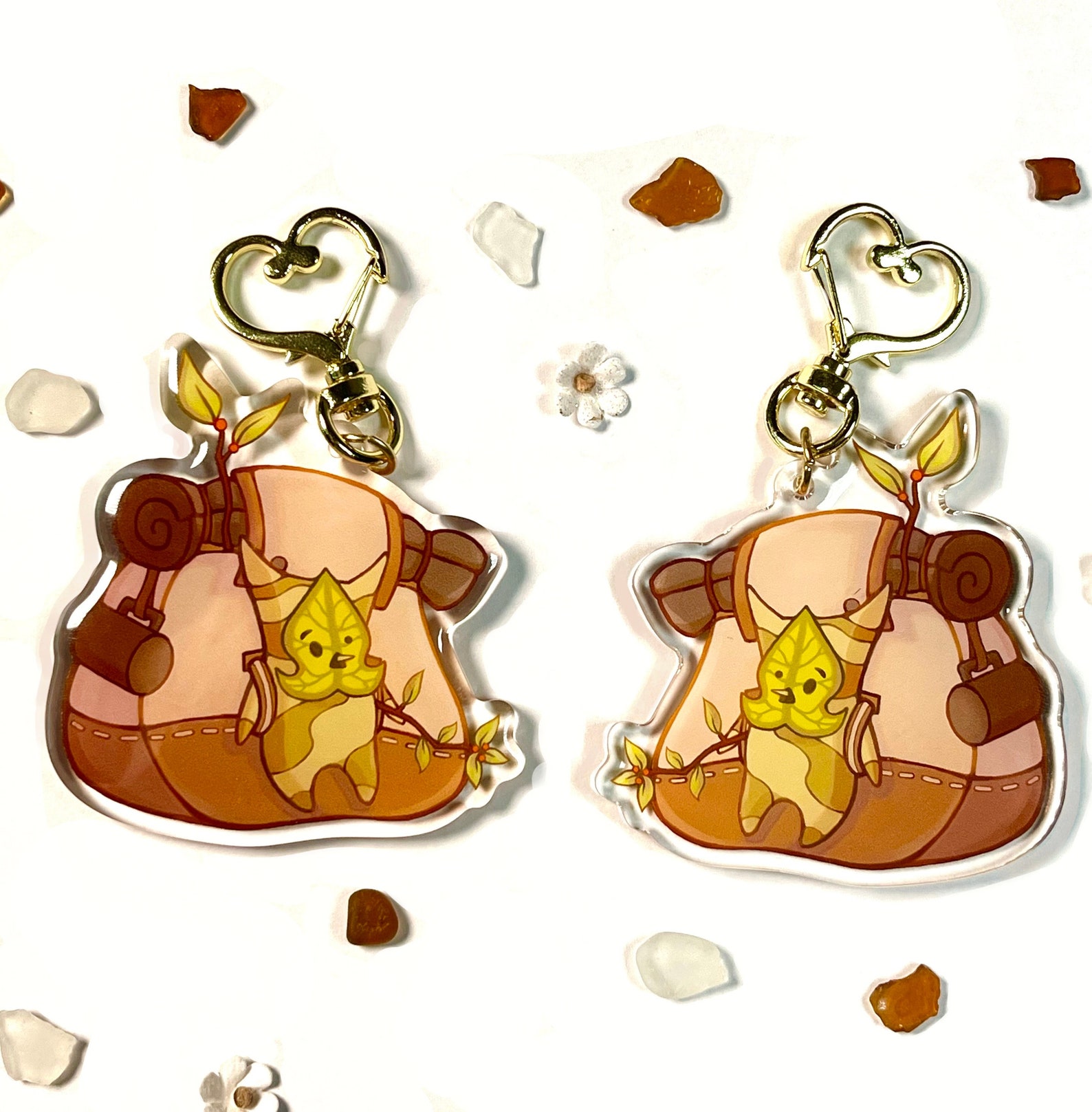 Backpack Korok Acrylic Keychain Charm | the Legend of Zelda Tears of ...
