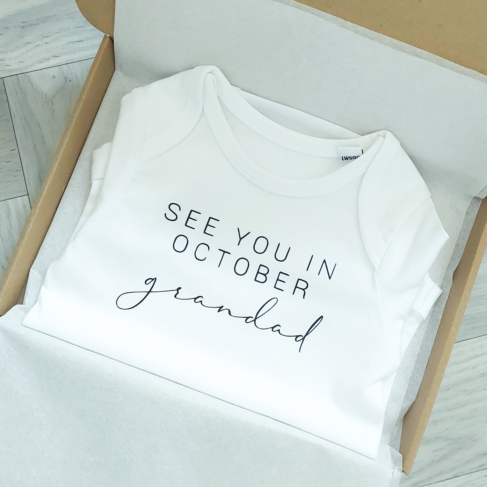 See You in insert Due Month and Name Baby Announcement - Etsy