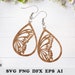 Earring Laser Cut File, Butterfly Earring SVG Bundle, Glowforge ...