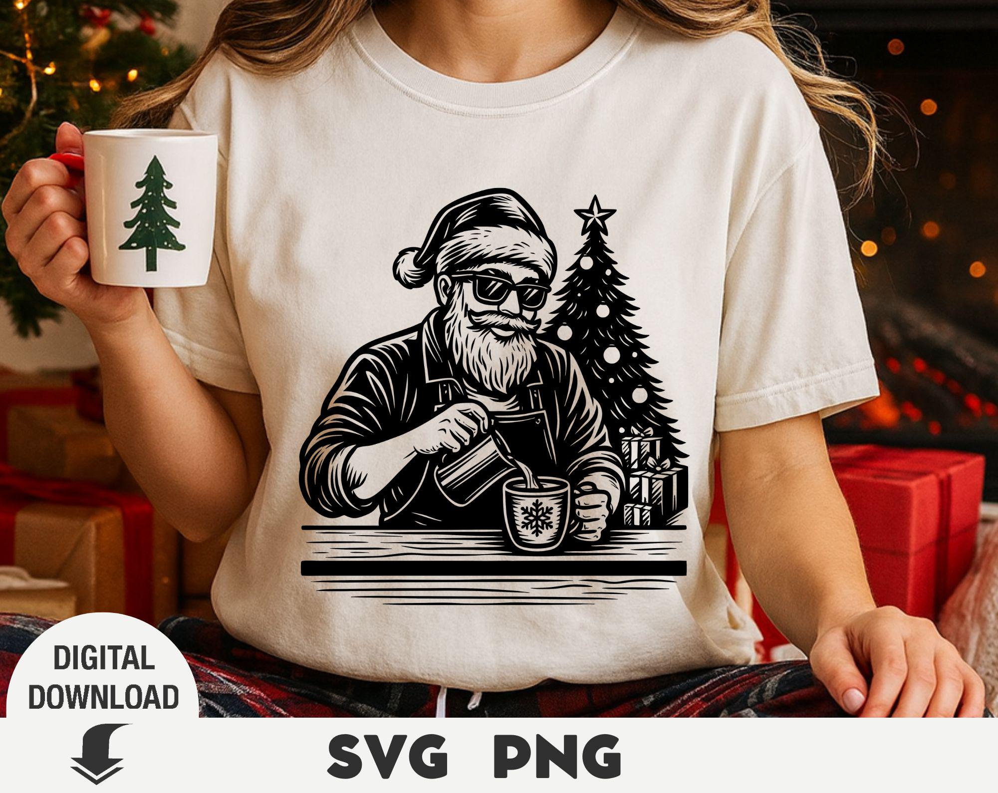 Trendy Santa SVG Bundle, Christmas Sublimation (digital Download) - Etsy