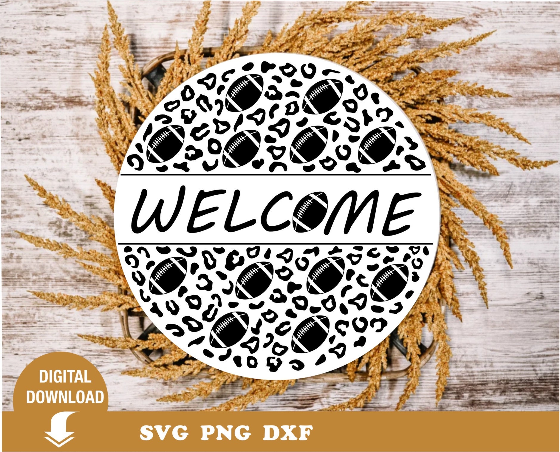 Football Door Hanger. Sport Sign SVG. Door Sign Svg. Football - Etsy