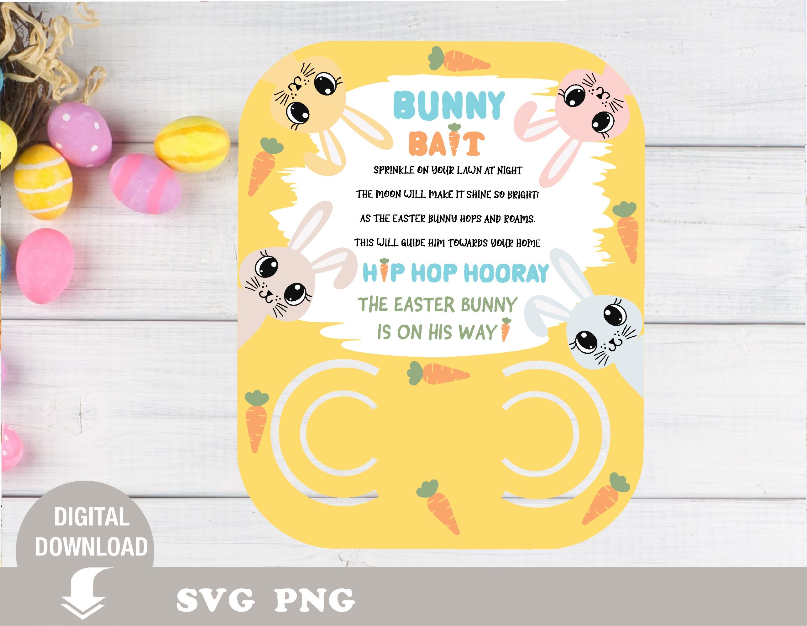 Bunny Bait Svg, Easter Bunny Bait, Bunny Bait Card, Easter Bunny Food ...