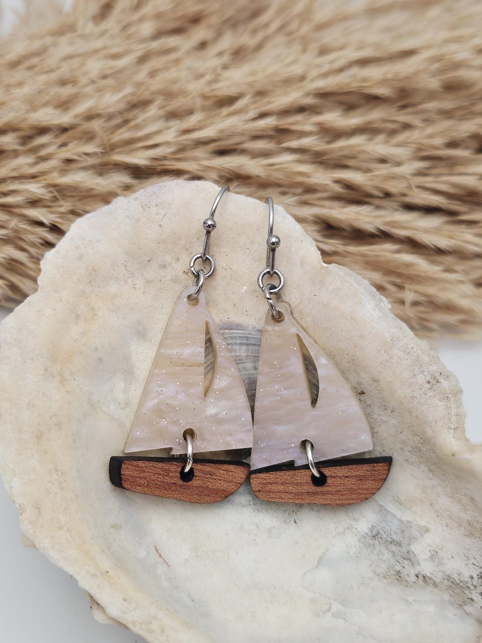 Sailboat Earrings, Nautical Boat Earrings, Sailboat Jewelry, Gift for ...