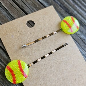 Sports Hair Pin Accessories [softball Baseball Tennis Pickleball ...