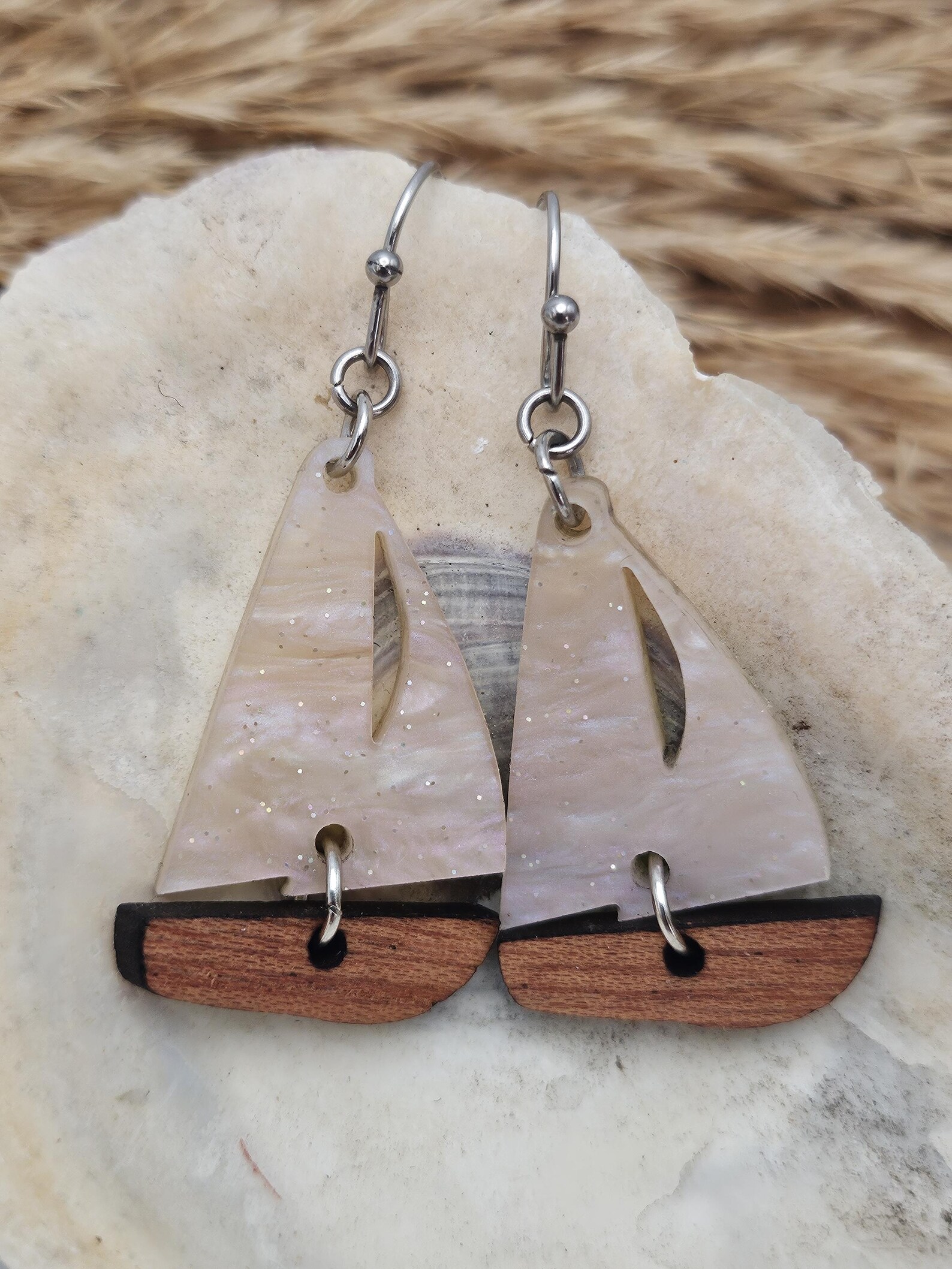 Sailboat Earrings, Nautical Boat Earrings, Sailboat Jewelry, Gift for ...