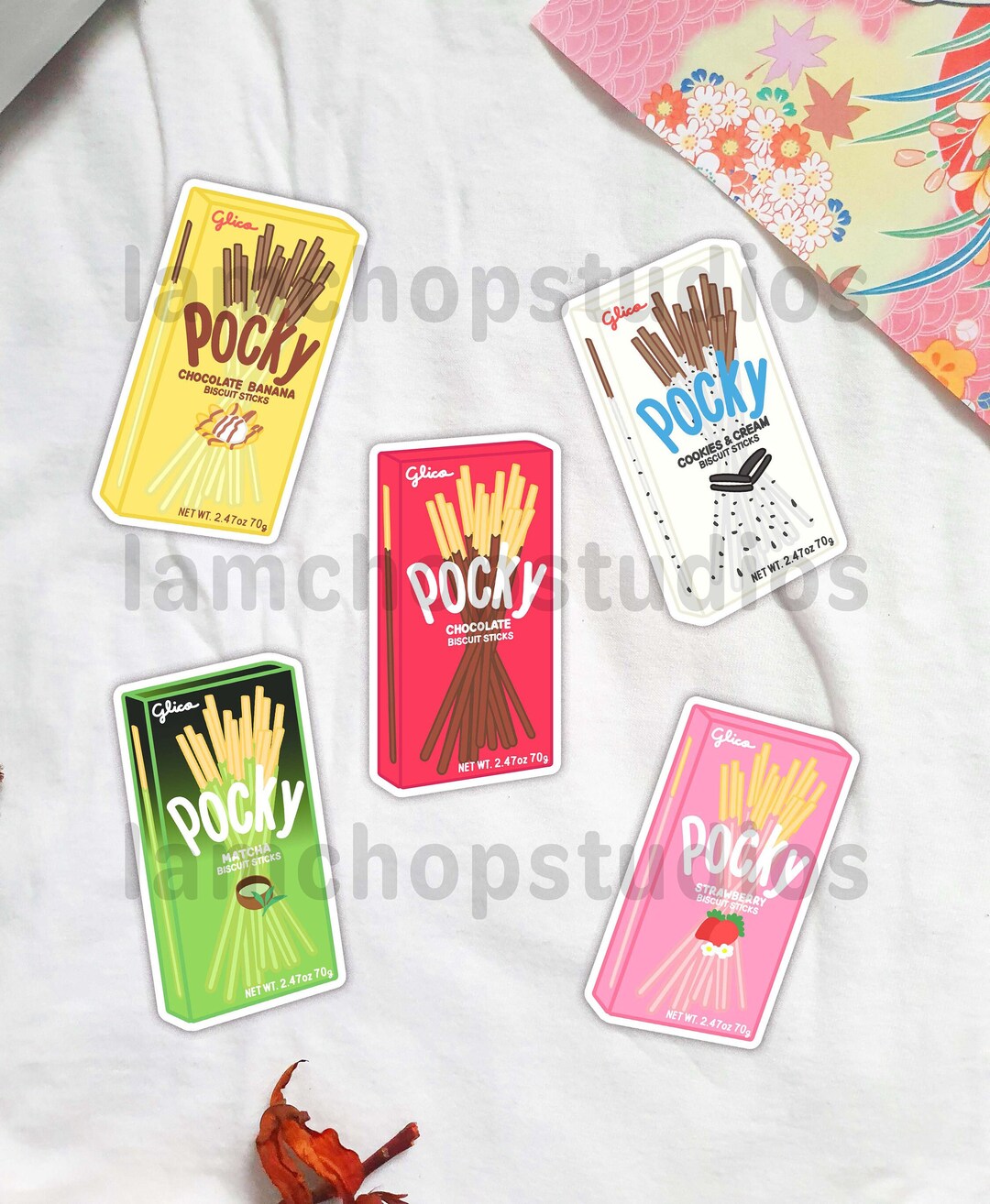 Buy Pocky Sticker Collection Die-cut Cute Pocky East Asian Fooda ...