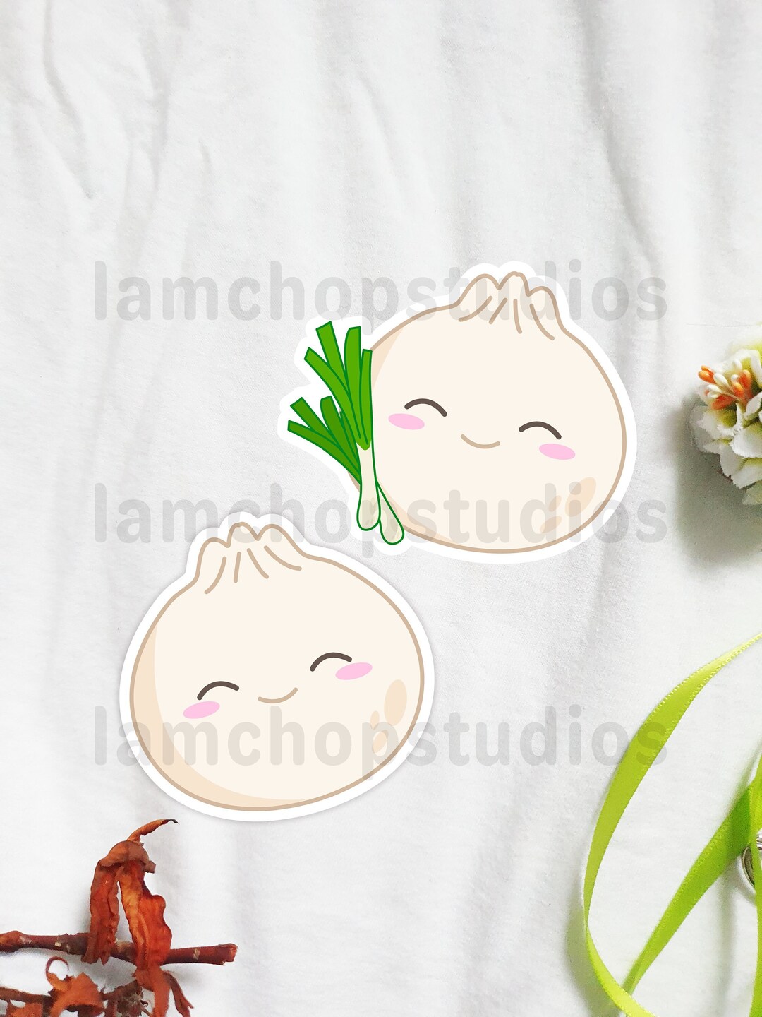 Chinese Soup Dumpling Sticker | Diecut Stickers - Cute Stickers ...