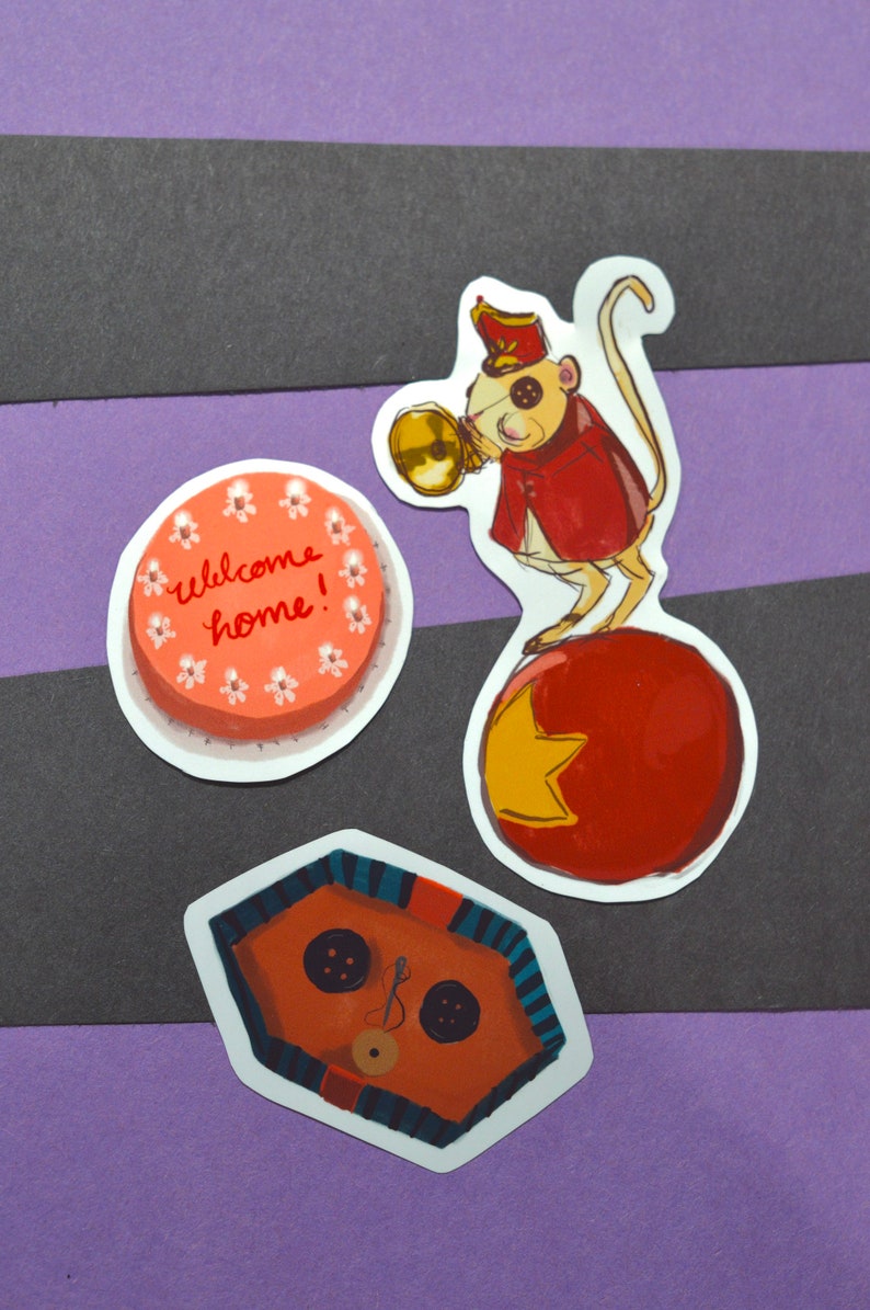 Coraline welcome Home Sticker Pack weatherproof/glossy | Etsy UK