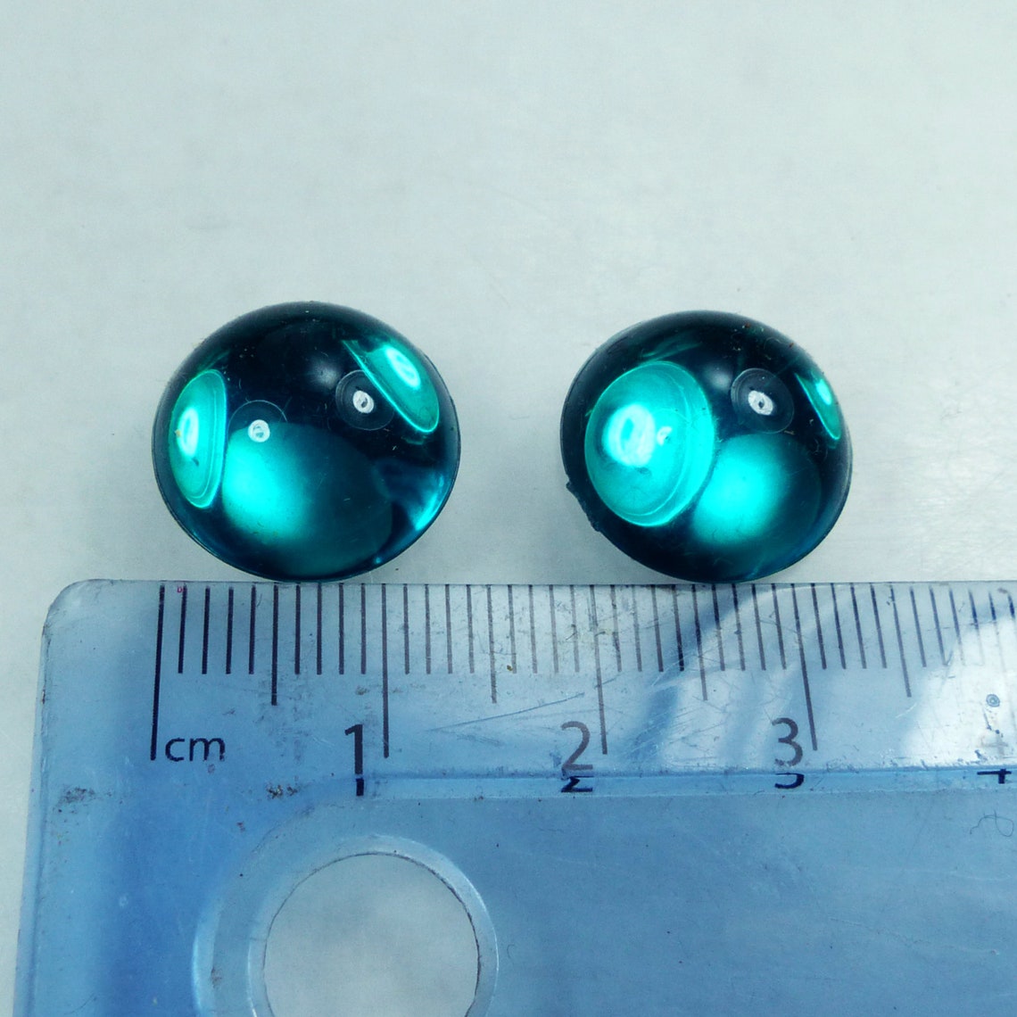Round Blue Cabochon 15mm 40 Pieces Flat Back Cabochon - Etsy