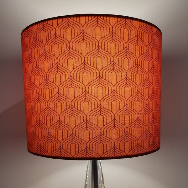 Orange Lamp Shade - Etsy UK