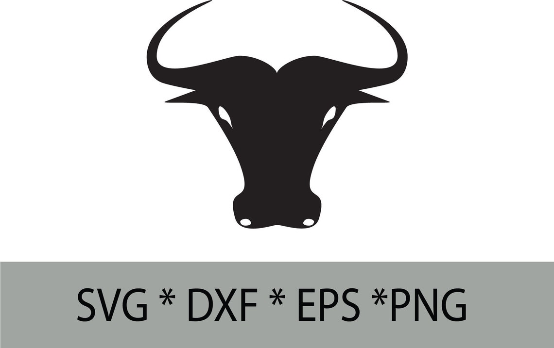 Cabeza de toro SVG, Bull DXF, Bull PNG, Bull Clipart, Black Svg, Bull ...