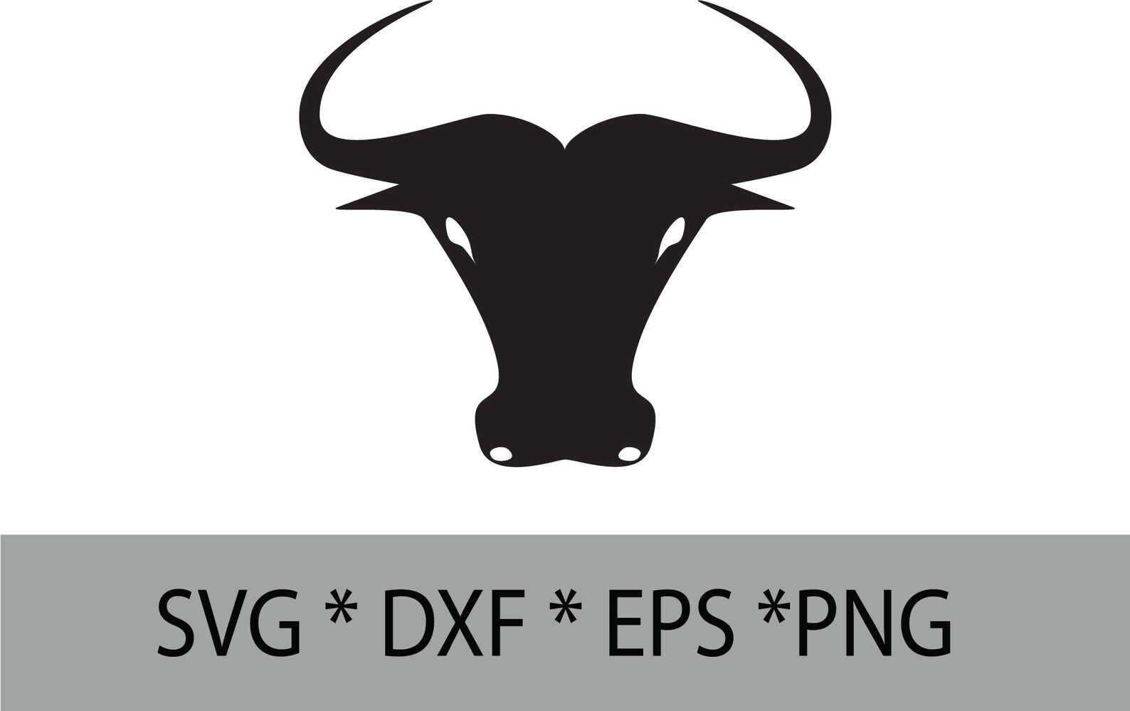 Cabeza de toro SVG, Bull DXF, Bull PNG, Bull Clipart, Black Svg, Bull ...