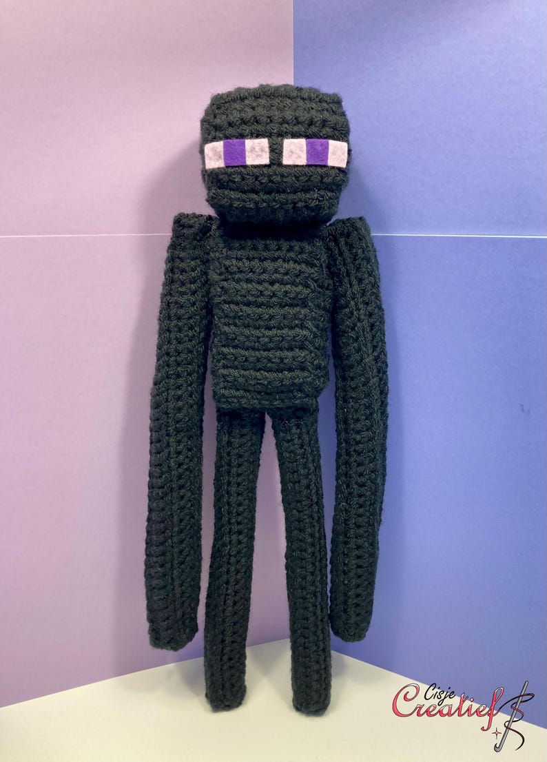 Enderman Minecraft Amigurumi Crochet Pattern PDF english / Dutch ...