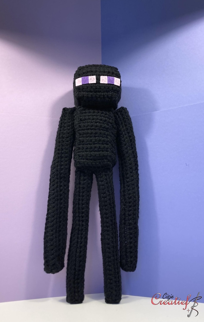 Enderman Minecraft Amigurumi Crochet Pattern PDF english / Dutch ...