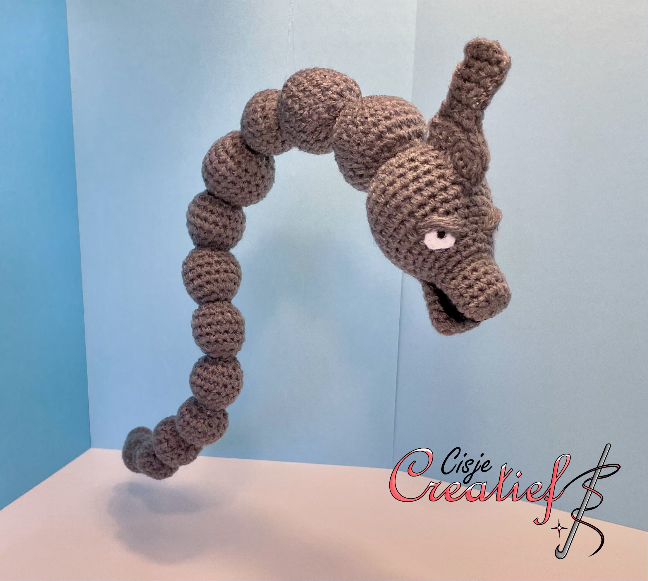 Onix Pokémon 095 Crochet Pattern Amigurumi PDF dutch Cisjecreatief - Etsy