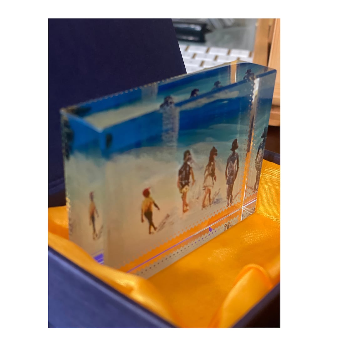 Personalised Photo/ Personalised Photo Block/ Crystal Glass Photo Block ...