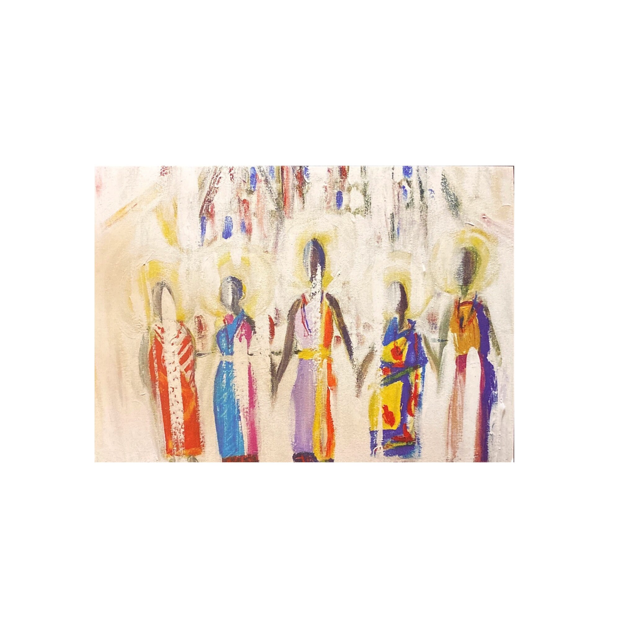 5 Pack Assorted African Greeting Cards /original Art/african - Etsy