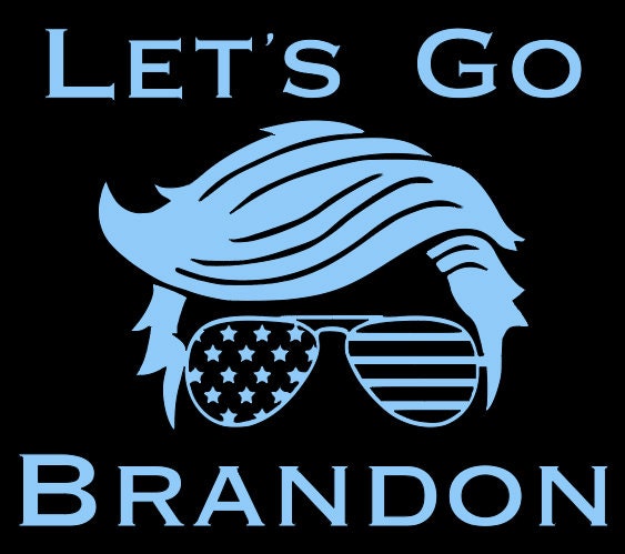 Let's Go Brandon Premium Window Decal - Etsy
