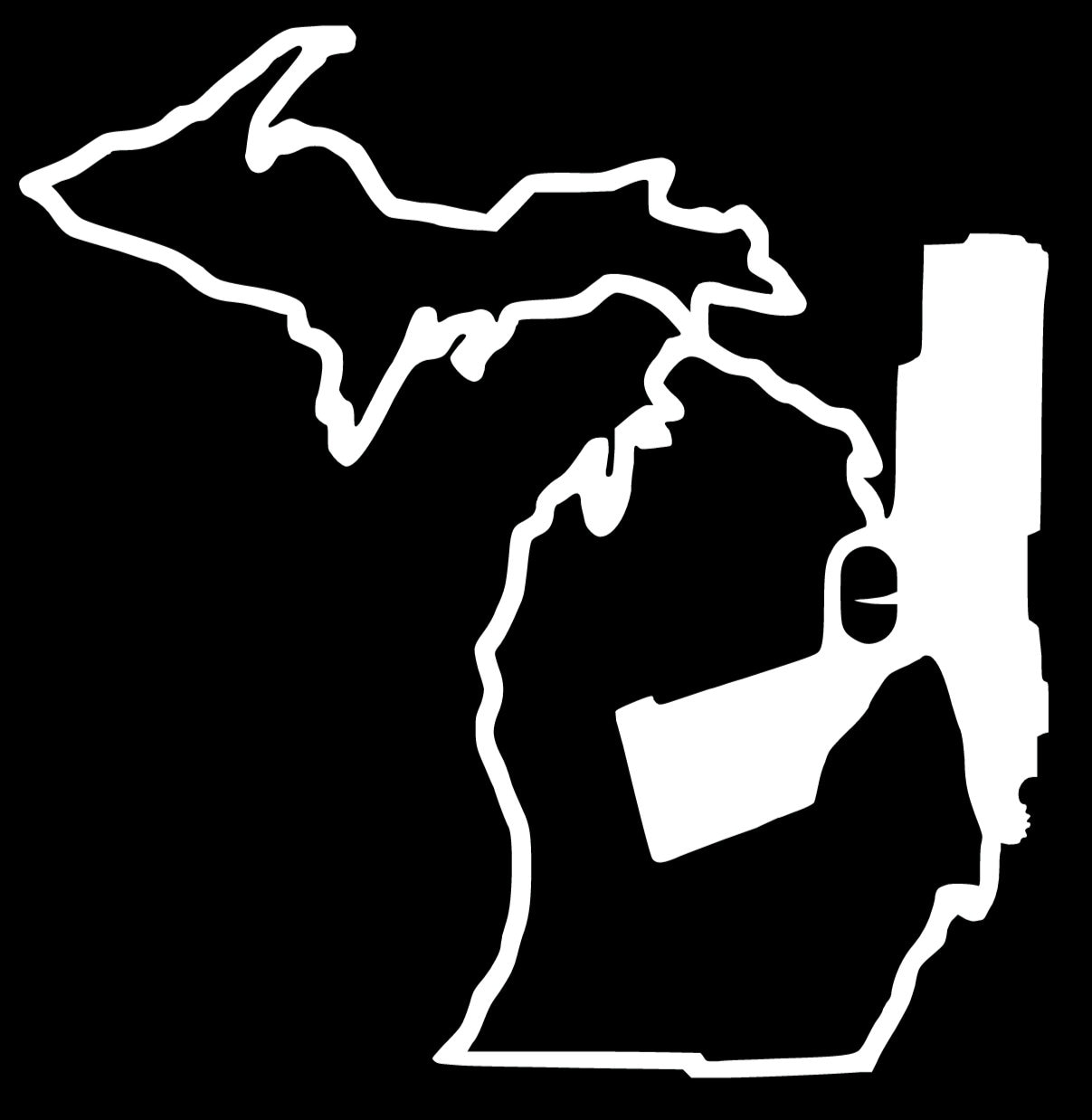 Michi-gun Window Decal - Etsy