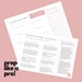 Job Interview Prep A4 Digital/printable With Guidance Notes | Interview ...
