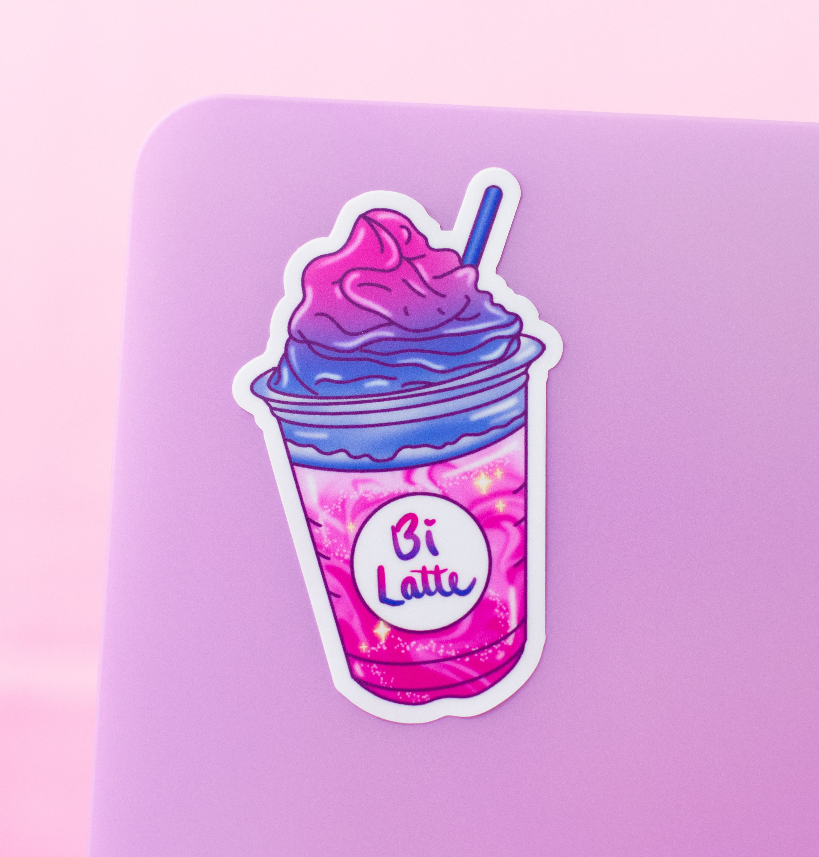 Pride Sticker, Bisexual Pride Sticker, Bi Pride, Vinyl Sticker, Rainbow ...