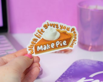 Pie Sticker - Etsy