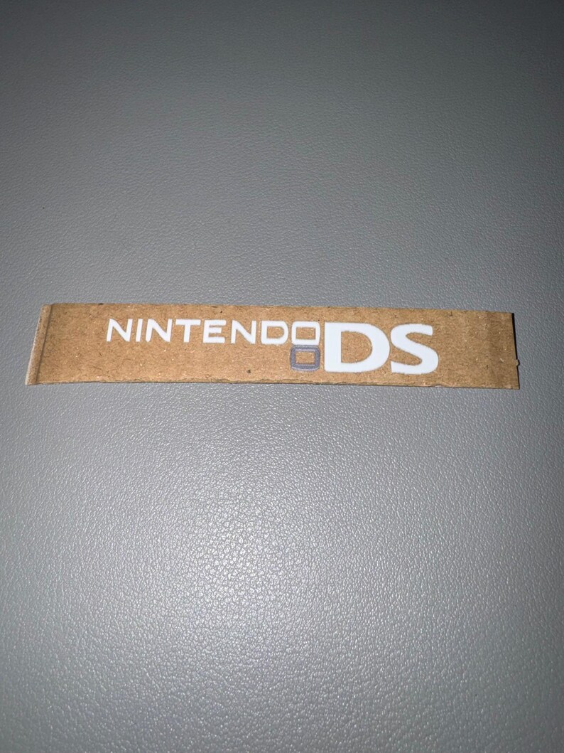 NDS Logo Vinyl Sticker – Waterproof Decal | Retro Gaming Sticker | for ...