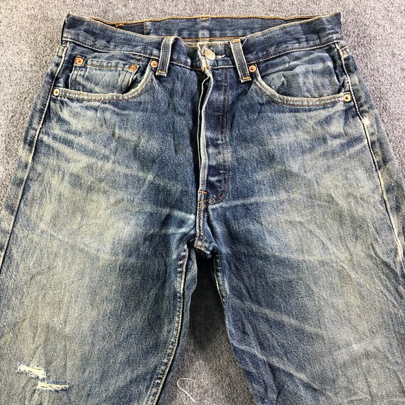 Size 30x31 90s Vintage Levis 501 Jeans Levis Blue Jea… - Gem