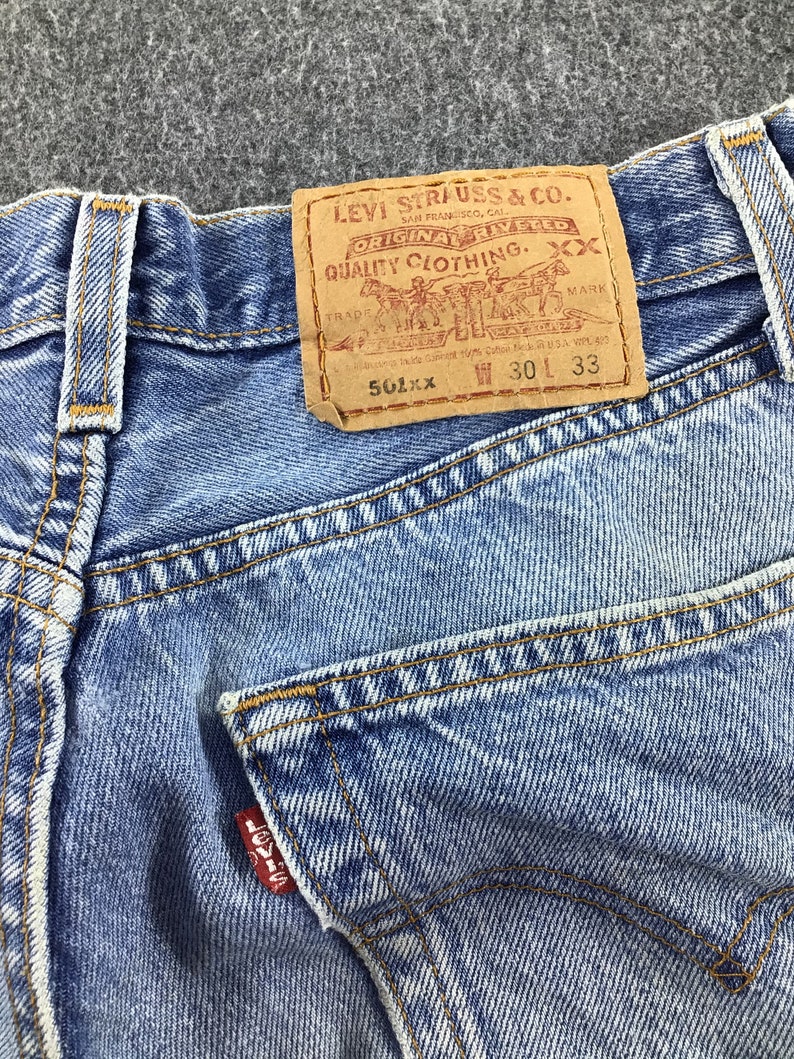 Size 28x29 Vintage 90s Levis 501 Xx Jeans Levis Faded Washed Jeans Levis Faded Dirty Denim ...