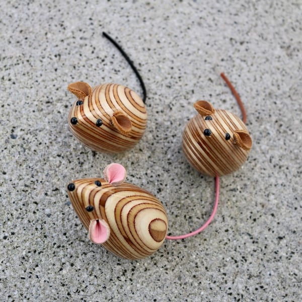 Wooden Mouse - Etsy UK