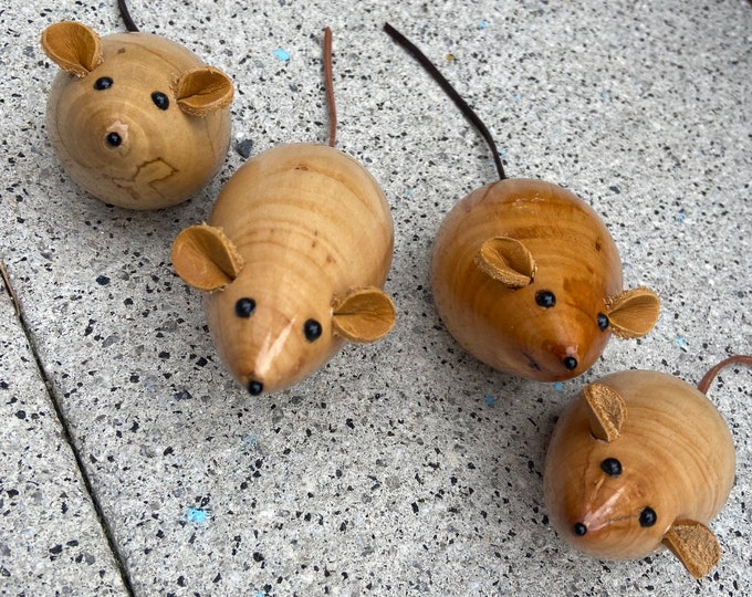 Handmade Wooden Mouse - Etsy UK