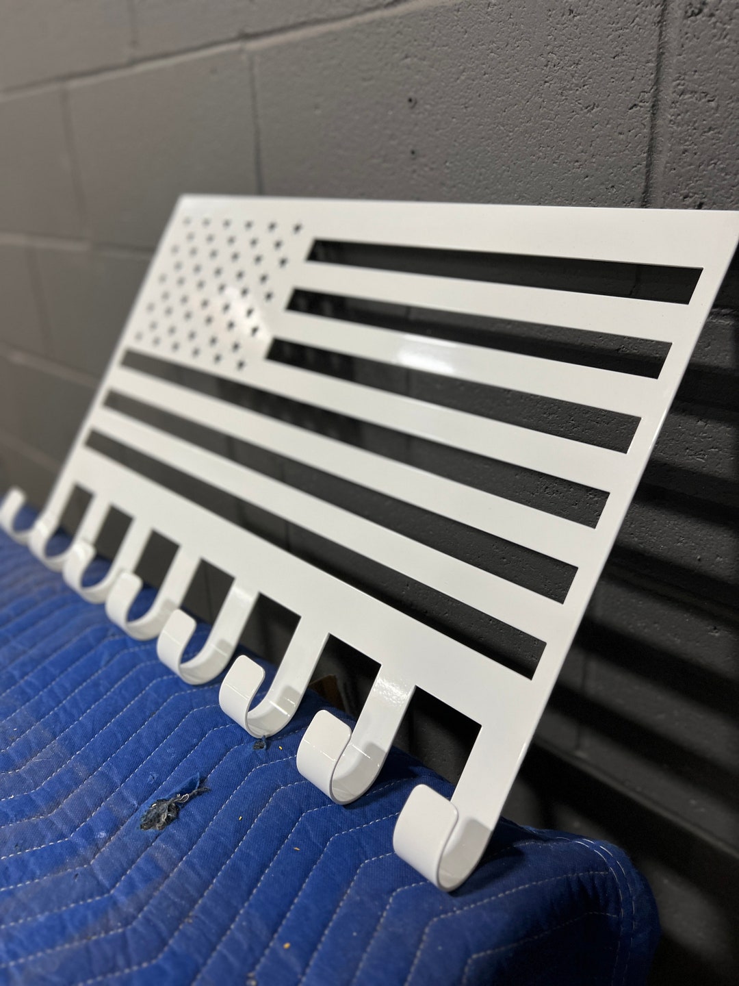 USA Flag Theme Coat Rack Design DXF File - Etsy