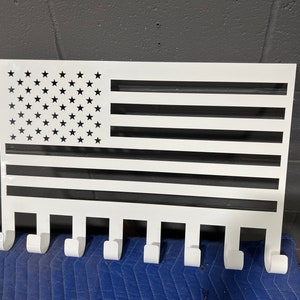 USA Flag Theme Coat Rack Design DXF File - Etsy