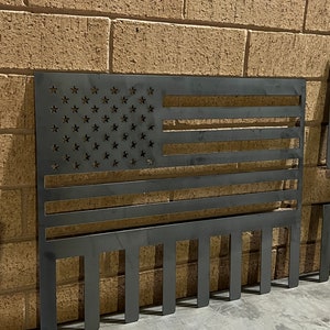 USA Flag Theme Coat Rack Design DXF File - Etsy