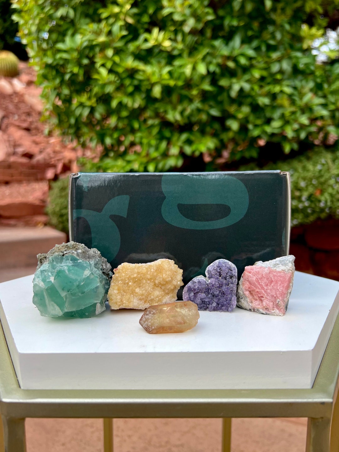 The Rough Crystal Set | Crystal Gift Box | Raw Crystal Box | Crystal ...