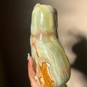 Onyx Dog | Green Onyx Dog | Onyx Puppy | Onyx Crystal - Etsy