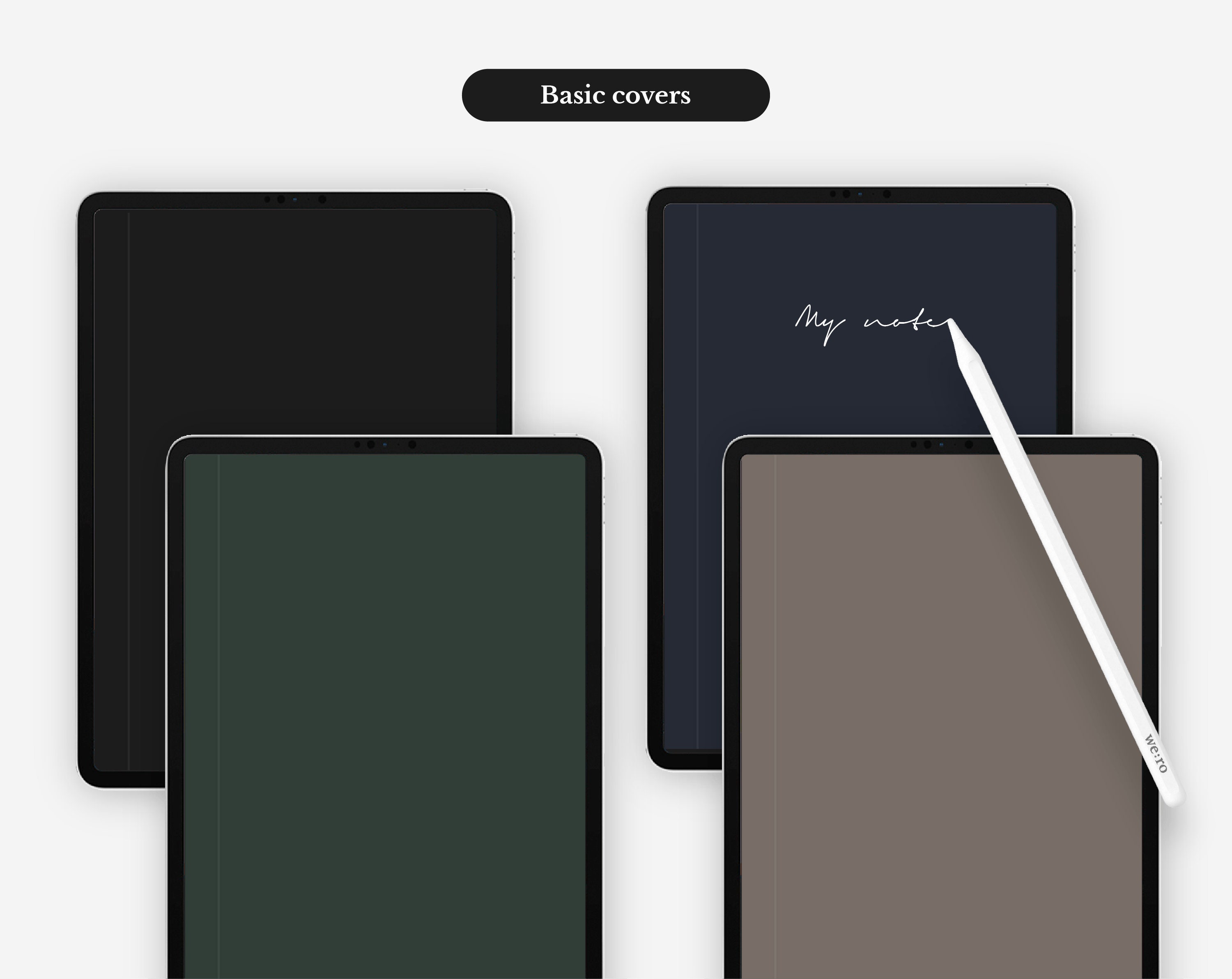 Digital Notebook Printable A4 Minimalist Design With - Etsy