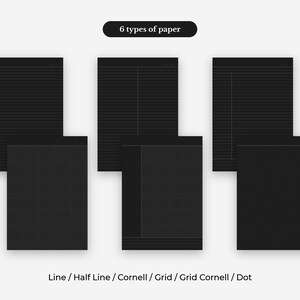 Digital Notebook Printable A4 Minimalist Design With - Etsy