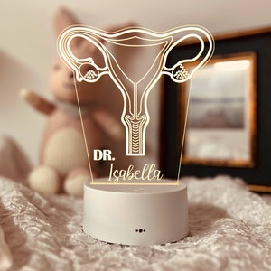 Personalized Gynecologist Gift, Night Light for Gynecologist ...