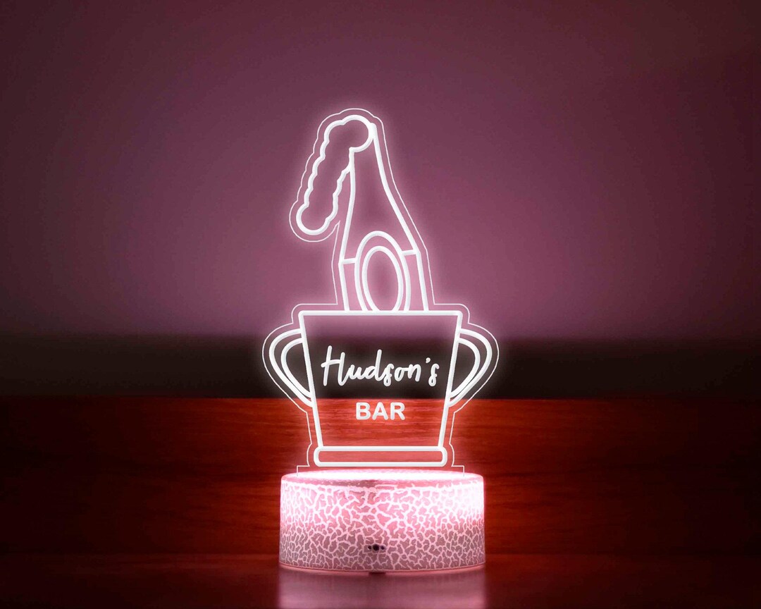 Whisky Bar Night Light Sign Basement Bar Decoration Man Cave Lamp Bar ...