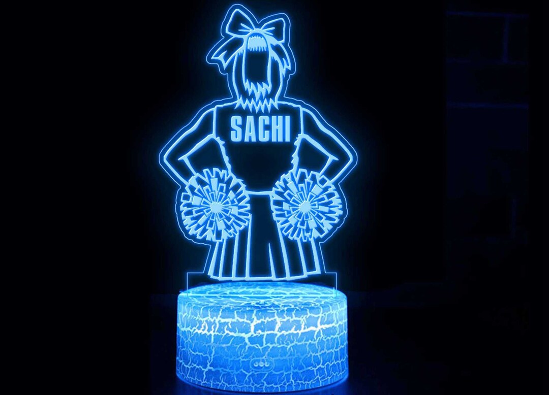 Cheerleader Night Lamp, Girl Bedroom Lights, Girl's Room Decor ...
