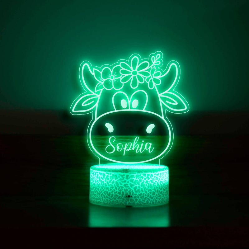 Cow Night Light - Etsy